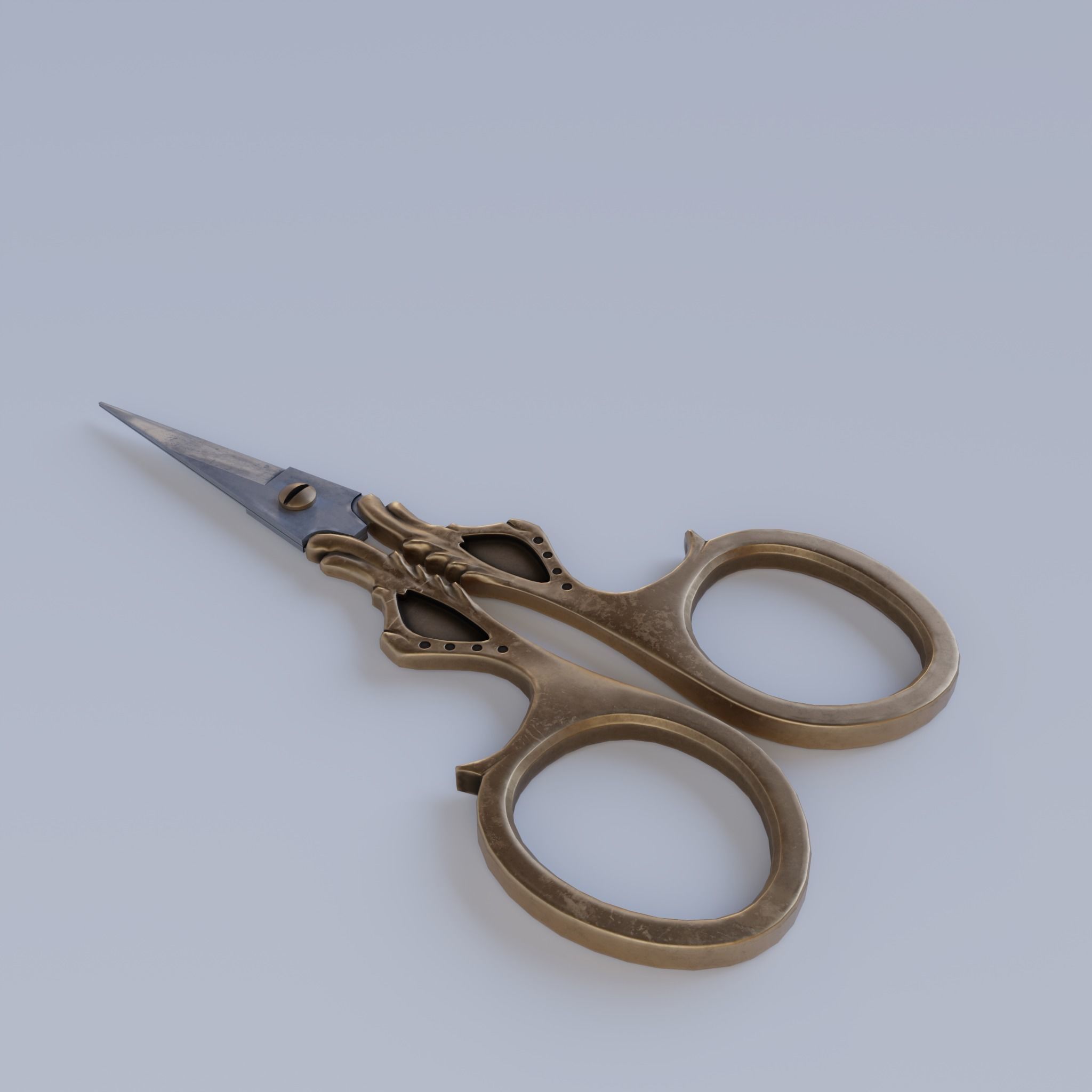 3D model Vintage Scissors VR / AR / low-poly | CGTrader
