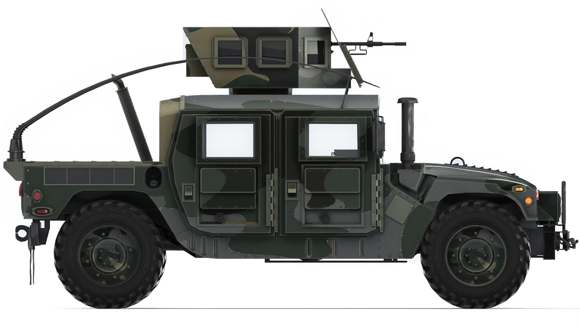 HMMWV M1165A1 2015 3D model | CGTrader