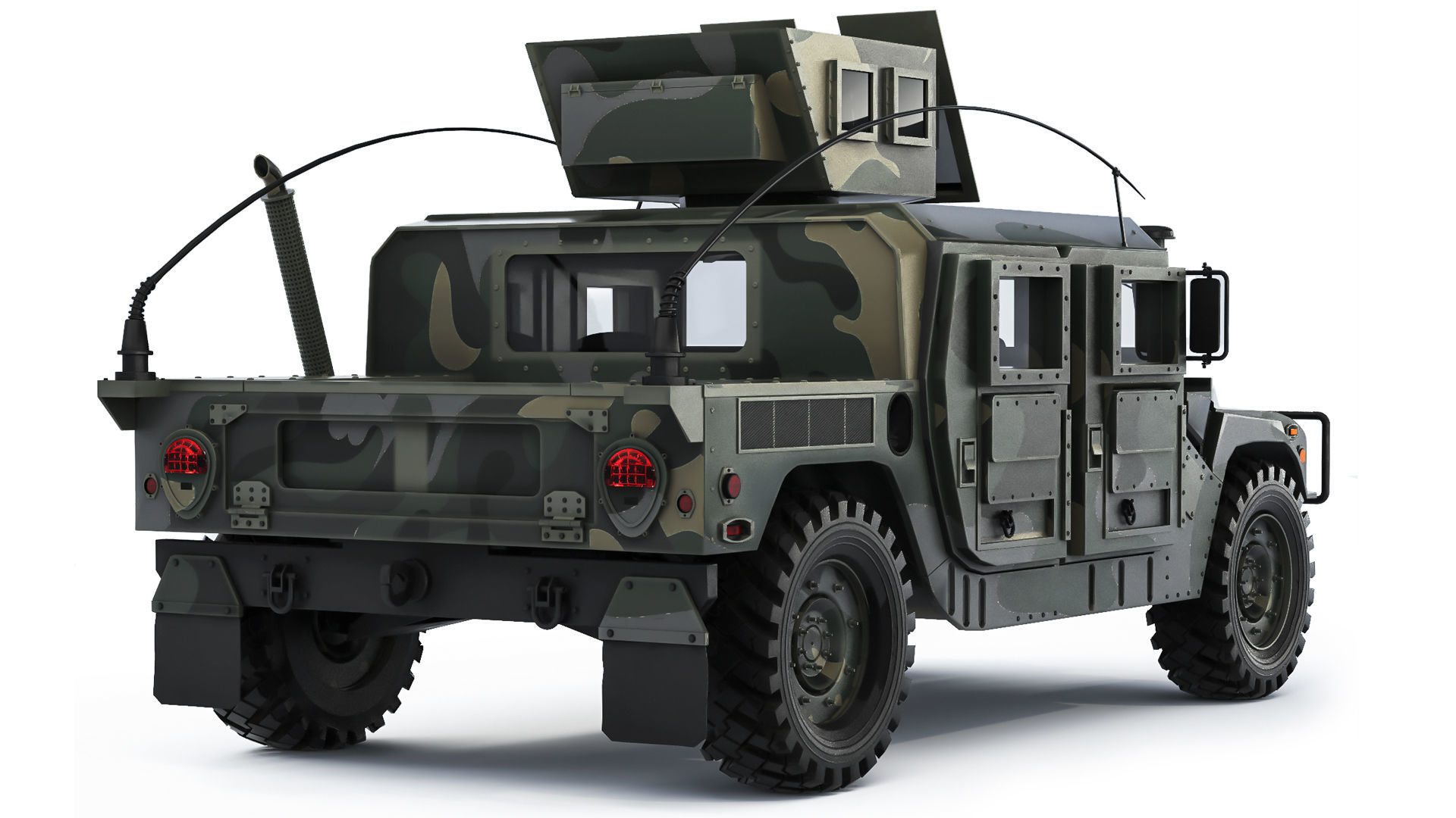 HMMWV M1165A1 2015 3D model | CGTrader