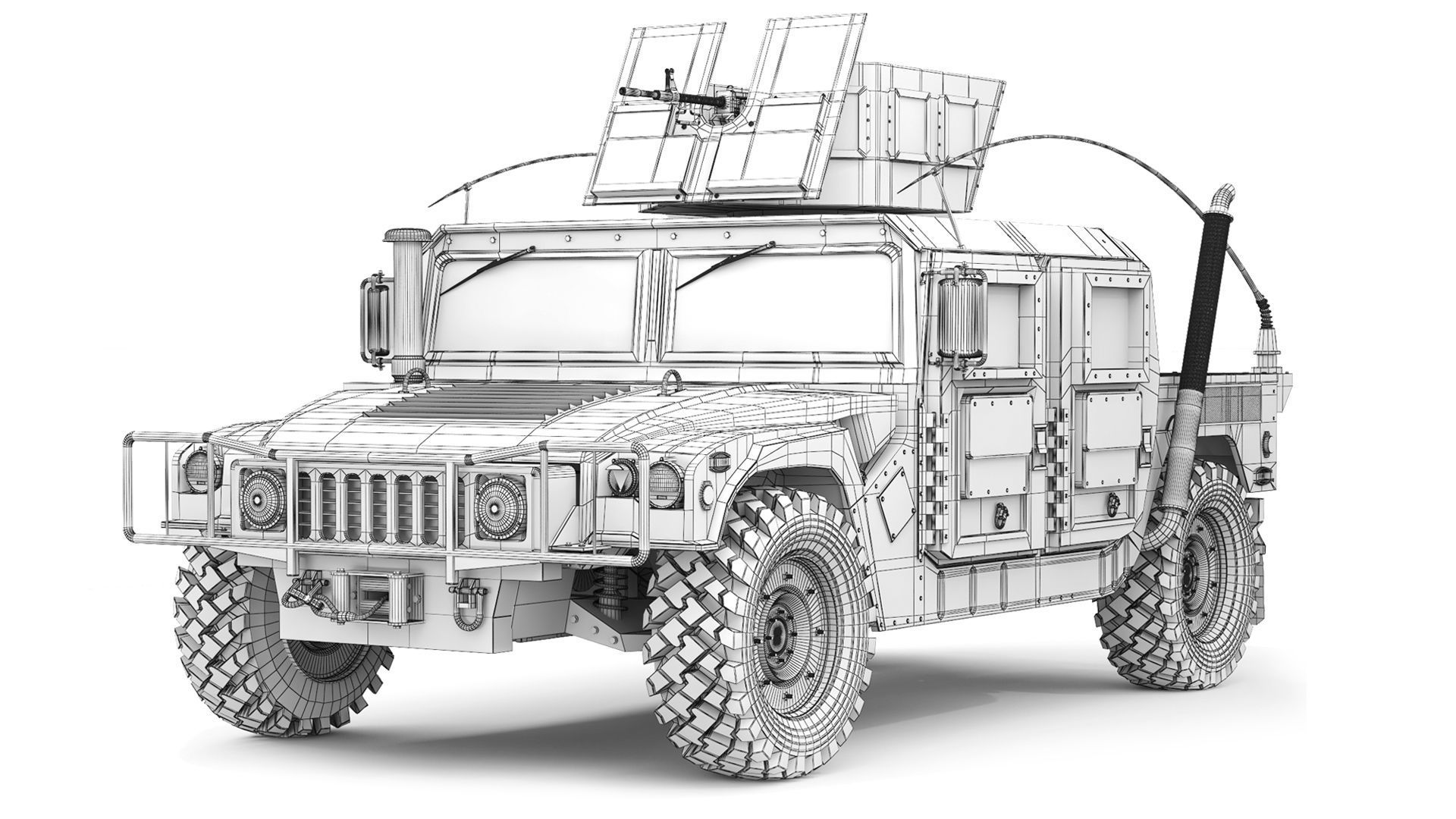 HMMWV M1165A1 2015 3D model | CGTrader