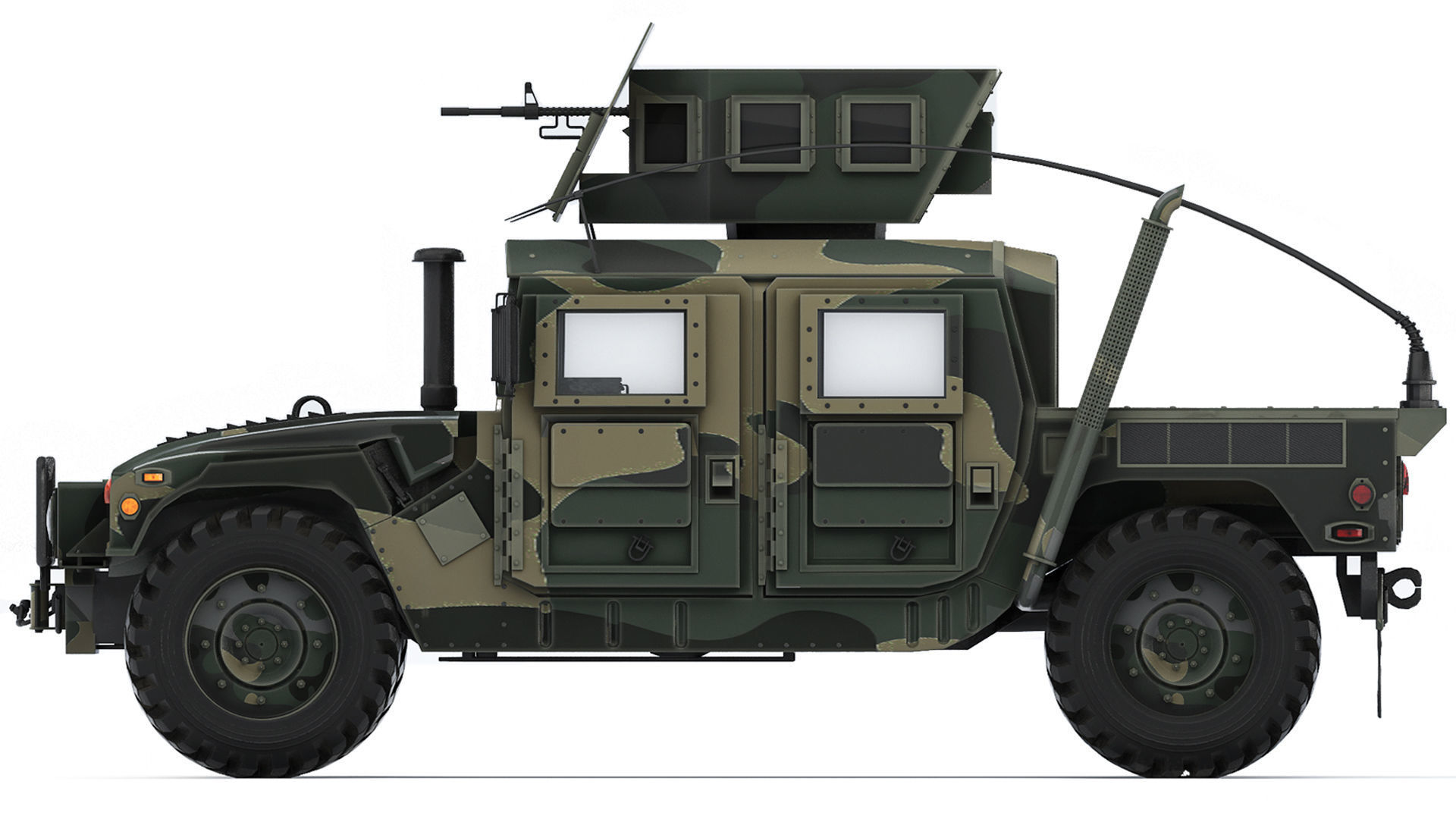 HMMWV M1165A1 2015 3D model | CGTrader