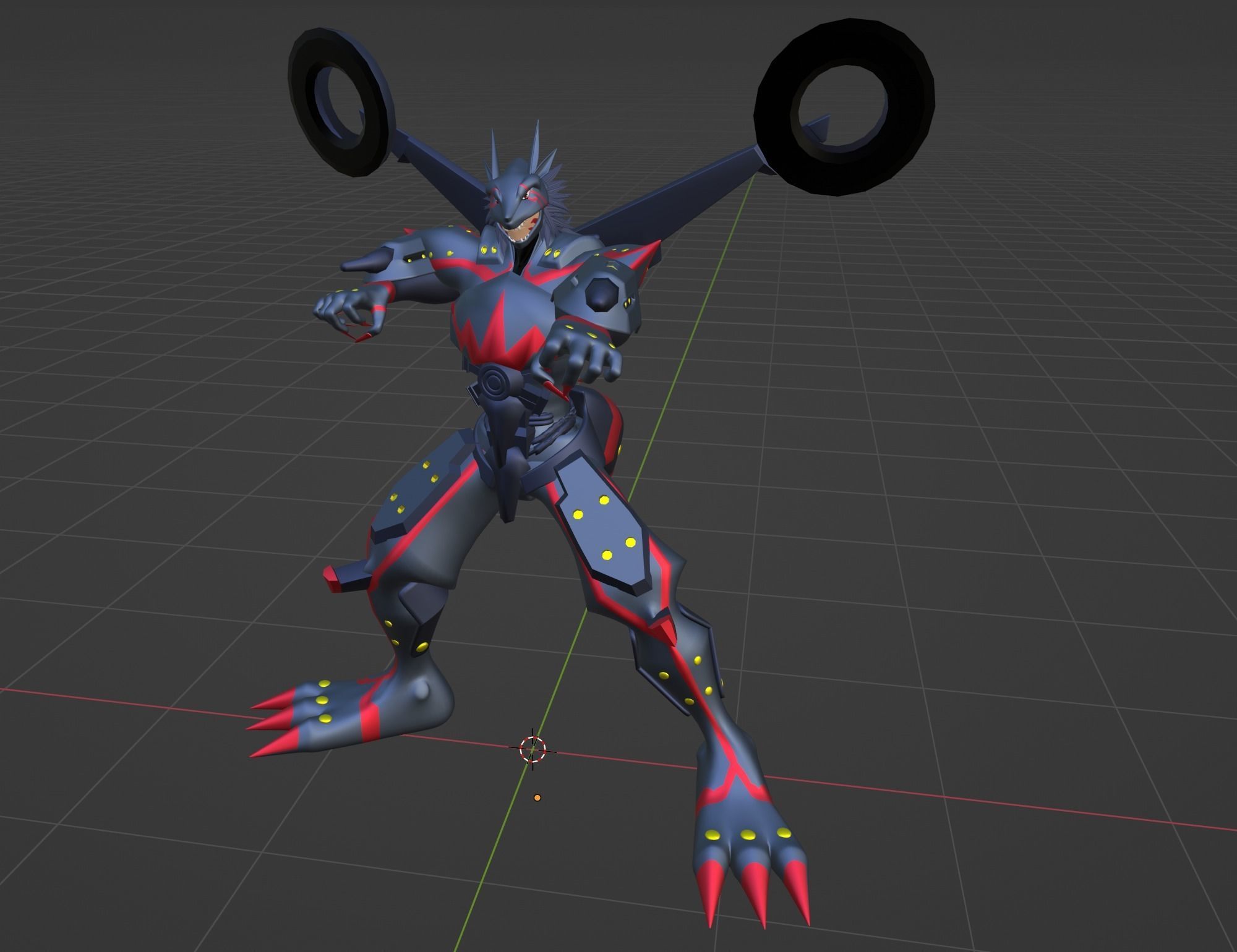 Gabumon Bond of Friendship - Digimon Last Evolution 3D model rigged ...