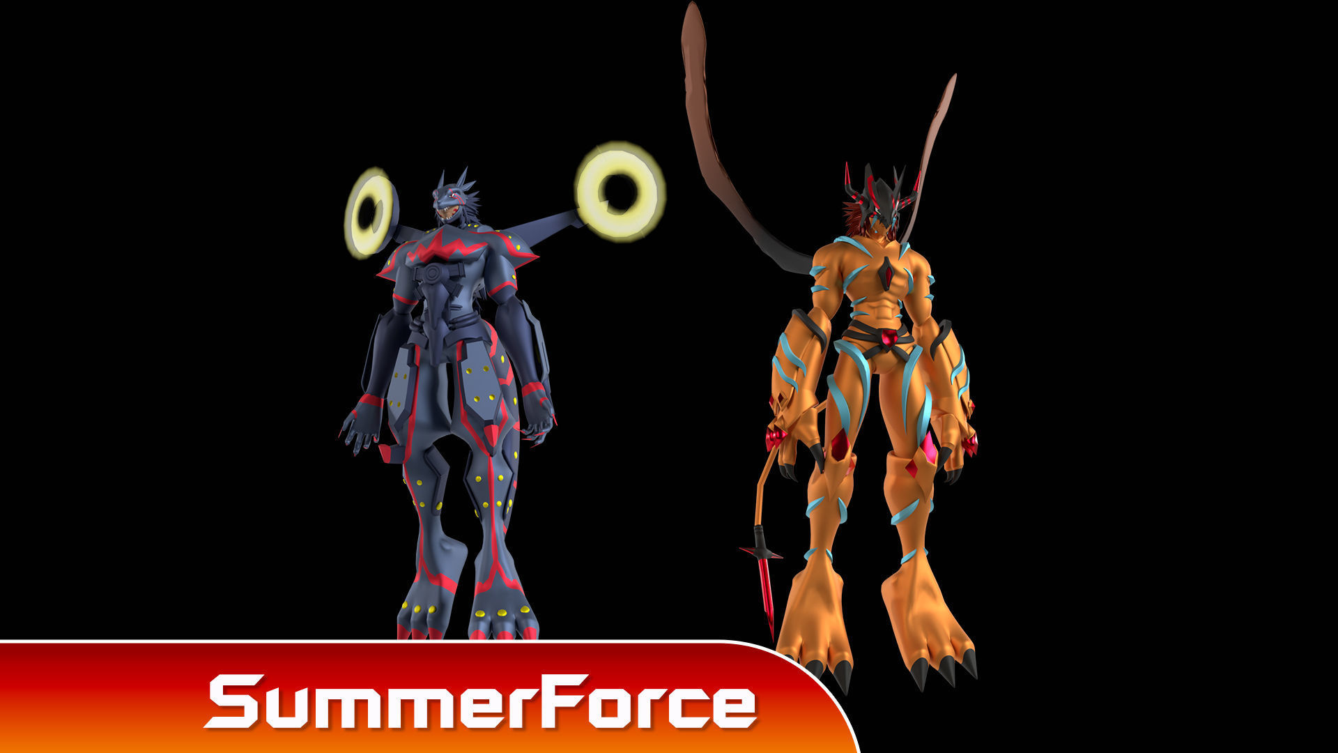 Gabumon Bond of Friendship - Digimon Last Evolution 3D model rigged ...