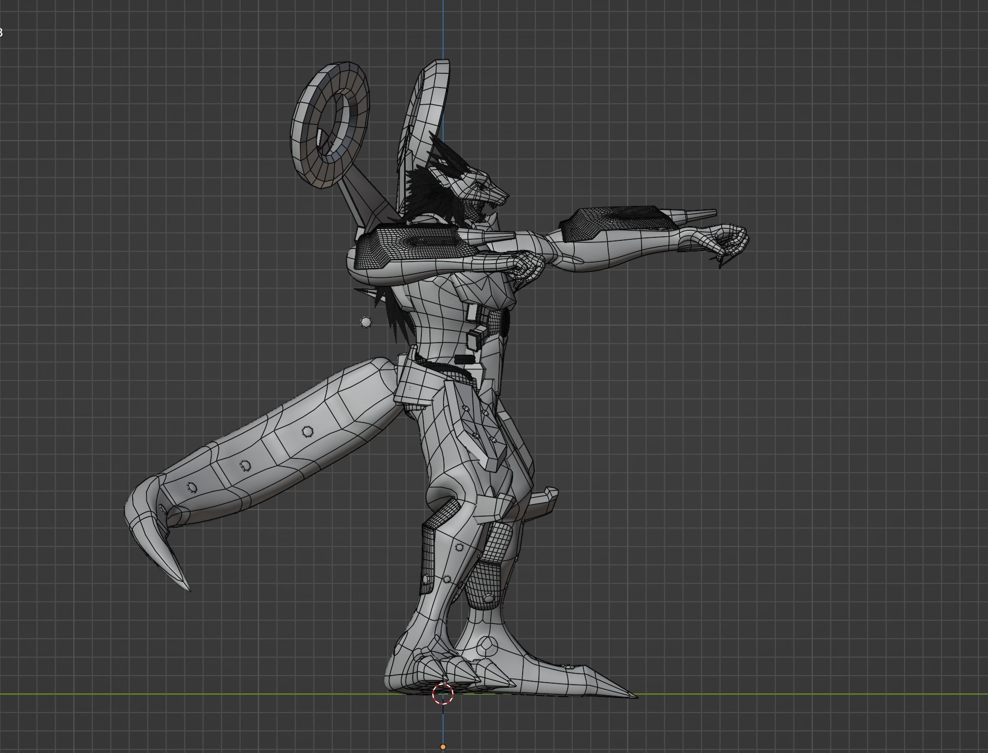 Gabumon Bond of Friendship - Digimon Last Evolution 3D model rigged ...