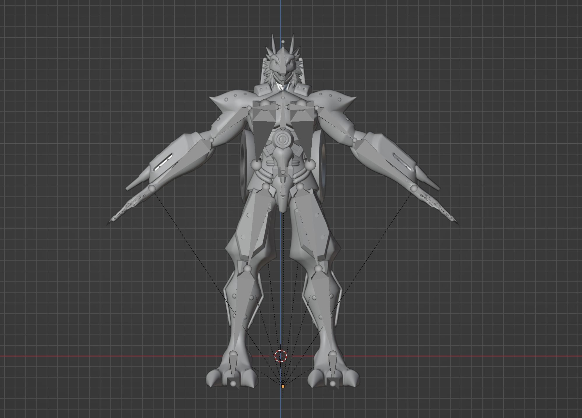 Gabumon Bond of Friendship - Digimon Last Evolution 3D model rigged ...