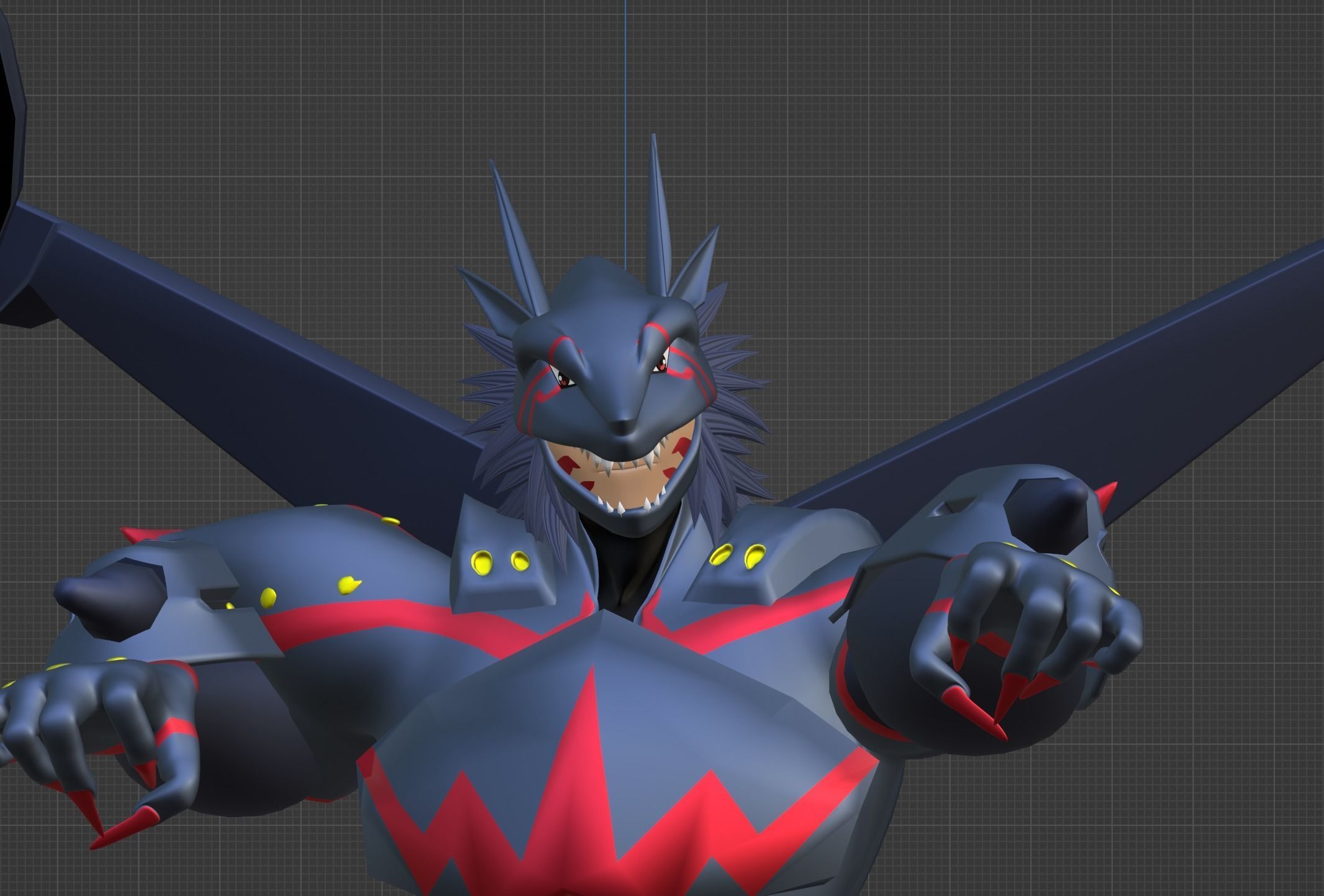Gabumon Bond of Friendship - Digimon Last Evolution 3D model rigged ...
