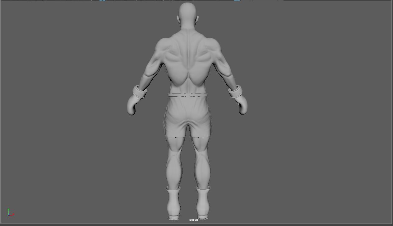 3D model Boxing man model VR / AR / low-poly | CGTrader