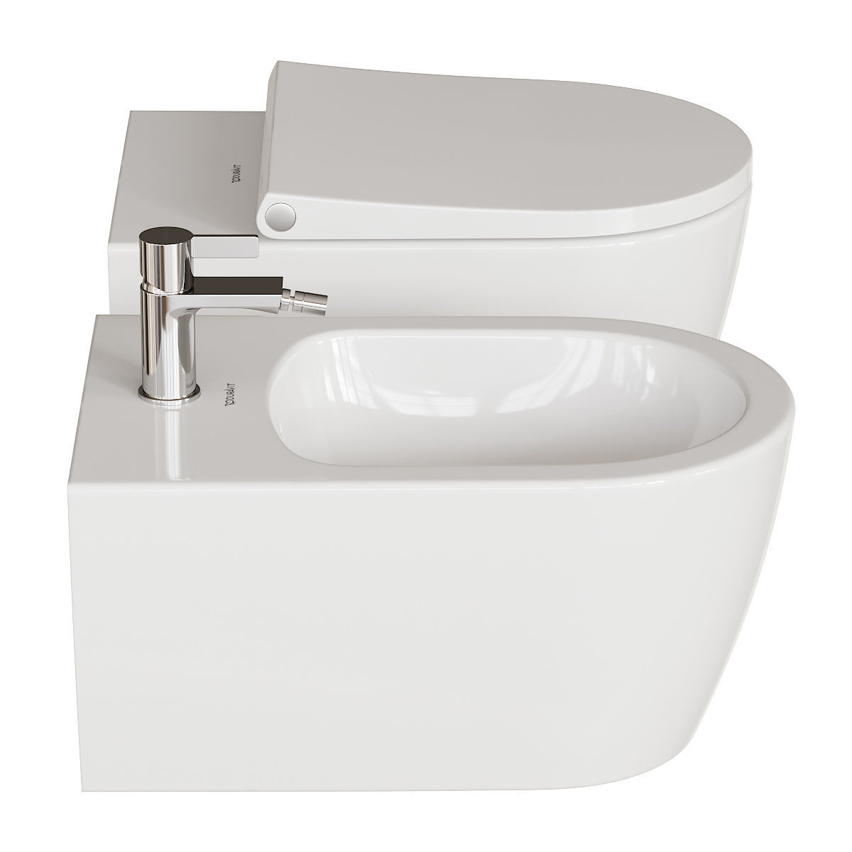 Duravit Bento Starck Box Wall-Hung WC 3D model | CGTrader