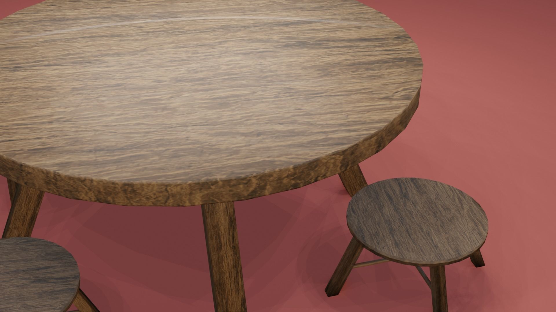 3D Round Table Game Ready free VR / AR / low-poly 3D model | CGTrader