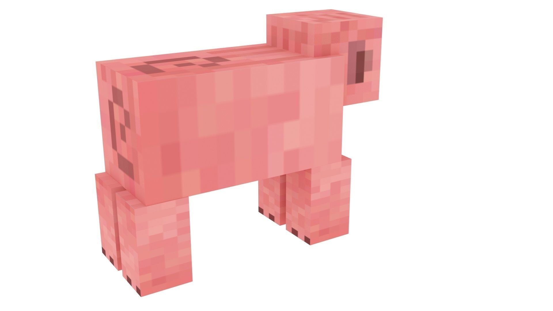Minecraft Pig 3D model | CGTrader