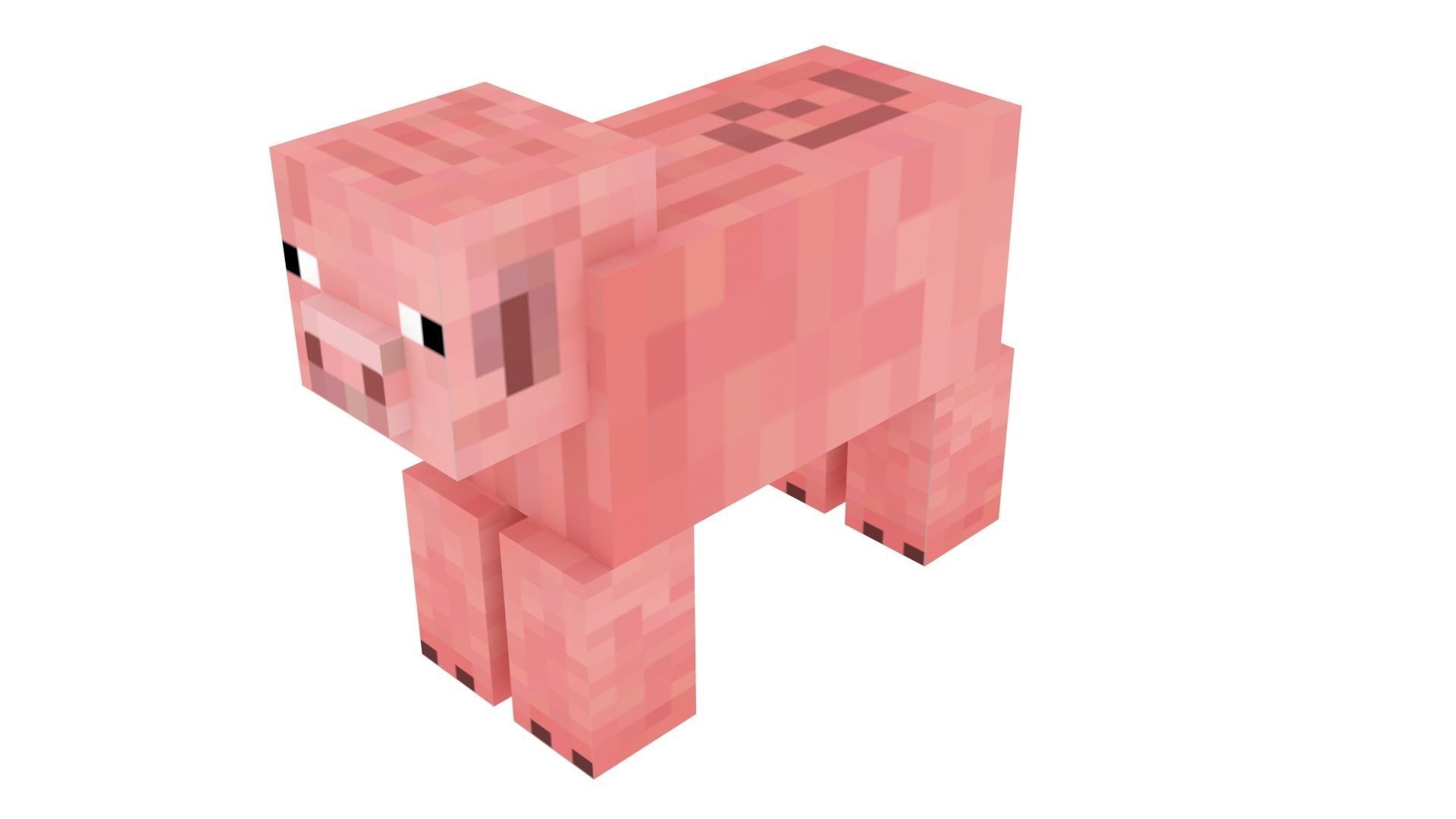 Minecraft Pig 3D model | CGTrader