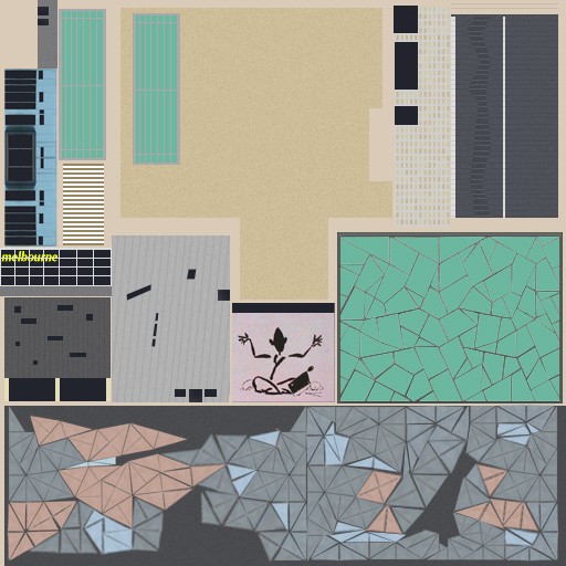 Melbourne Federation Square 3D model | CGTrader