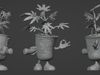 Marijuana plant smoking 3D print model 3D model 3D printable | CGTrader