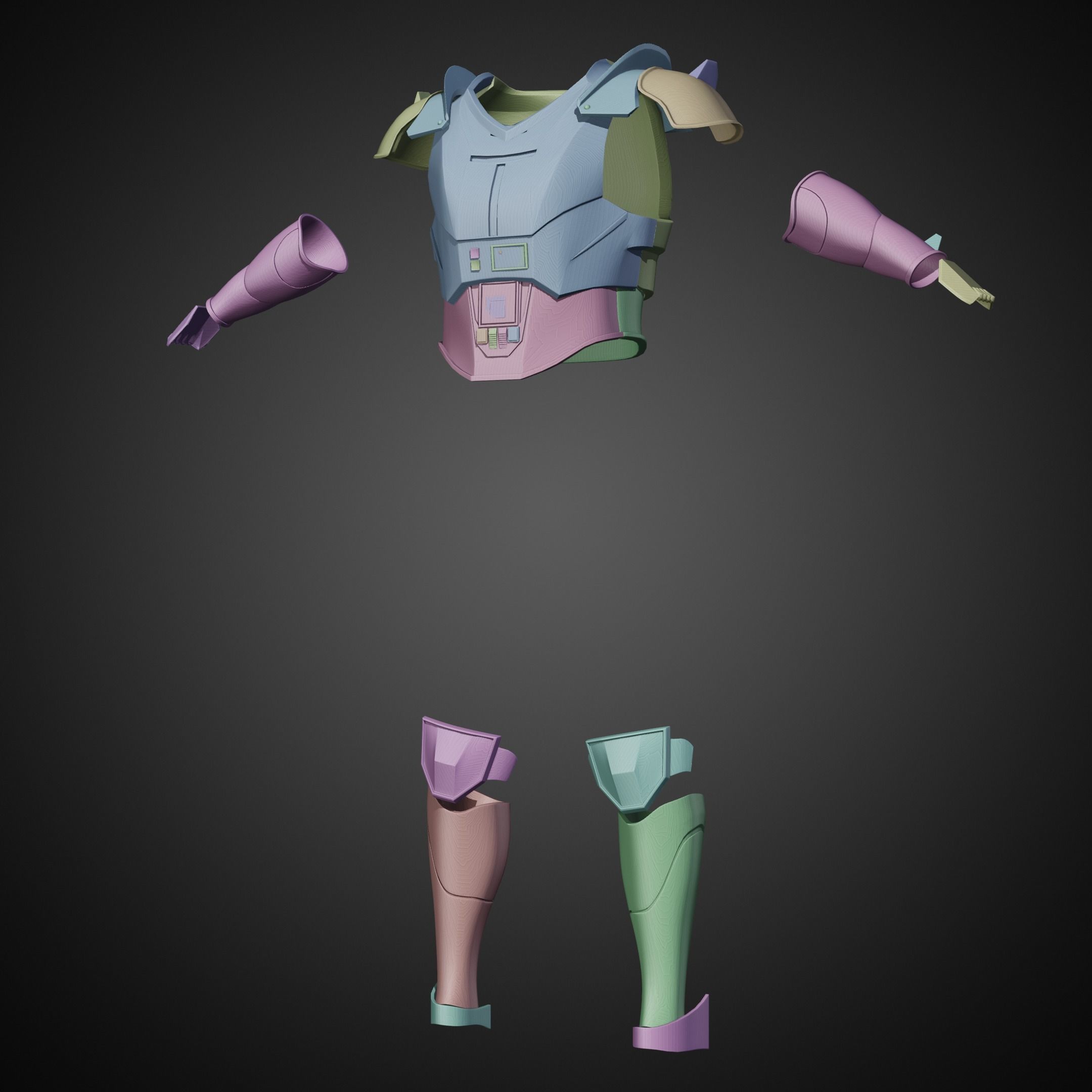 Star Wars Marrok Armor for Cosplay 3D model 3D printable | CGTrader