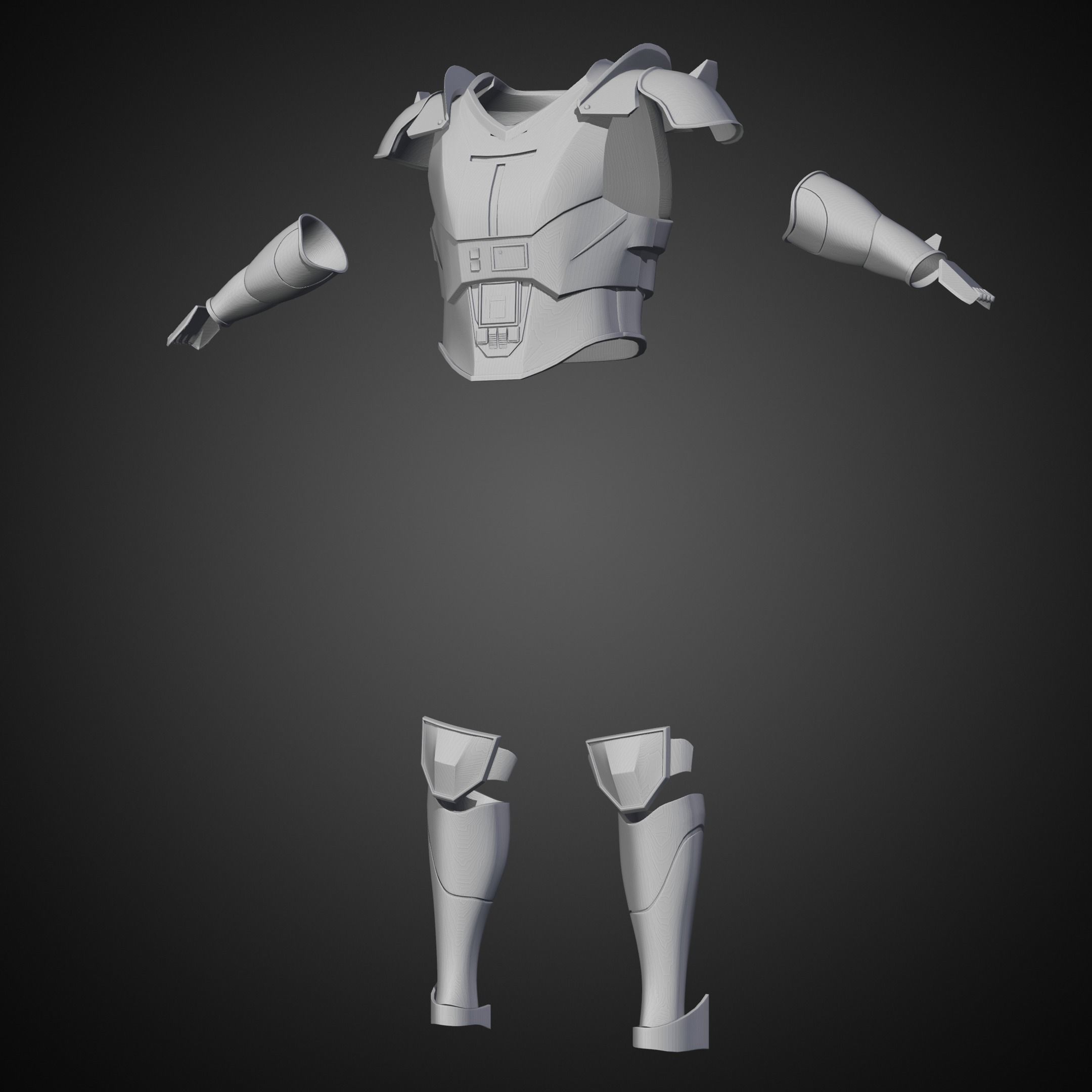 Star Wars Marrok Armor for Cosplay 3D model 3D printable | CGTrader