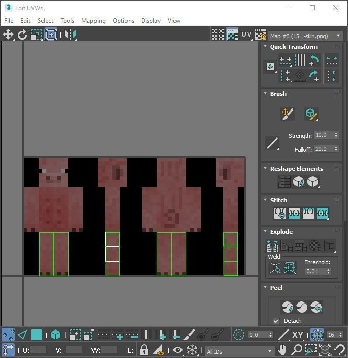 3D model Minecraft Pigman VR / AR / low-poly | CGTrader