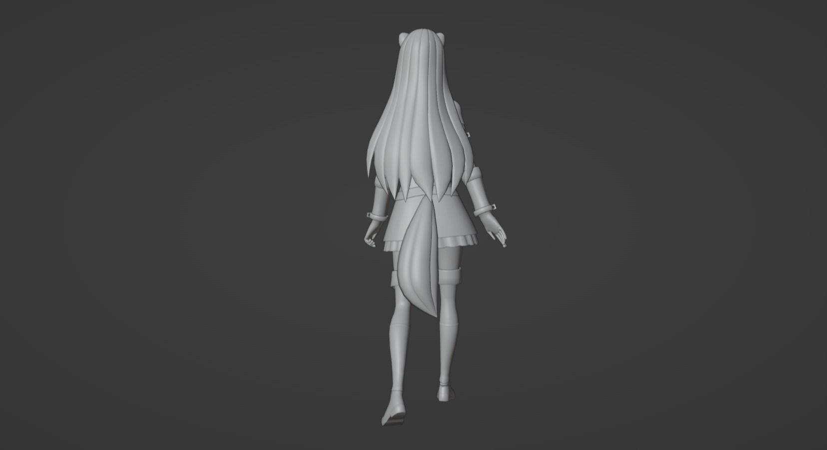 Anime Character - Raphtalia 3D model | CGTrader