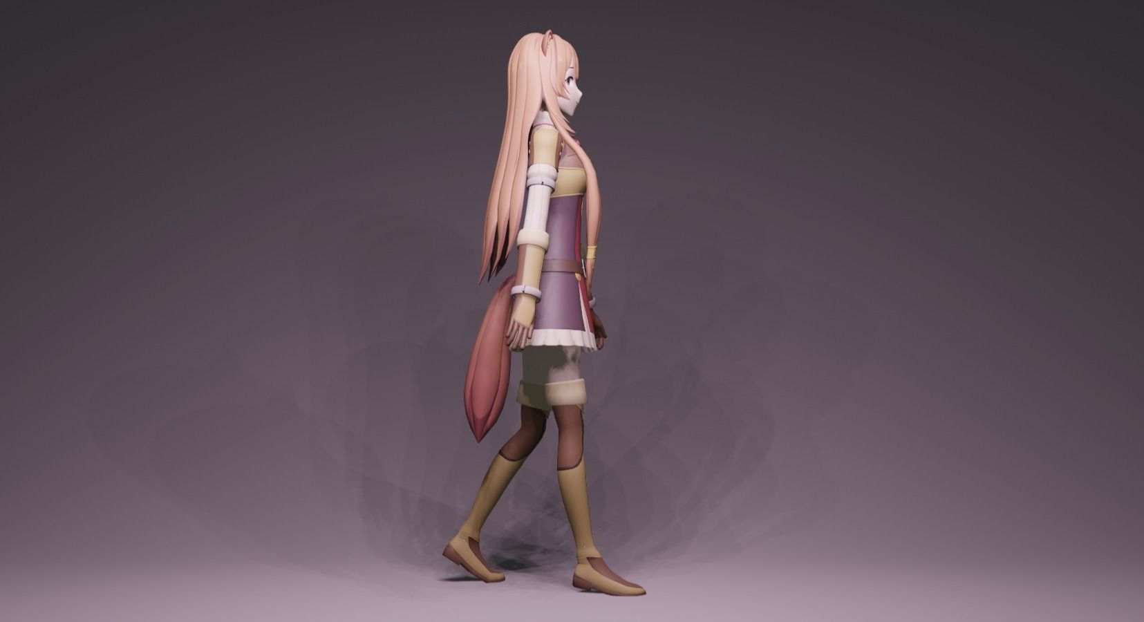 Anime Character - Raphtalia 3D model | CGTrader