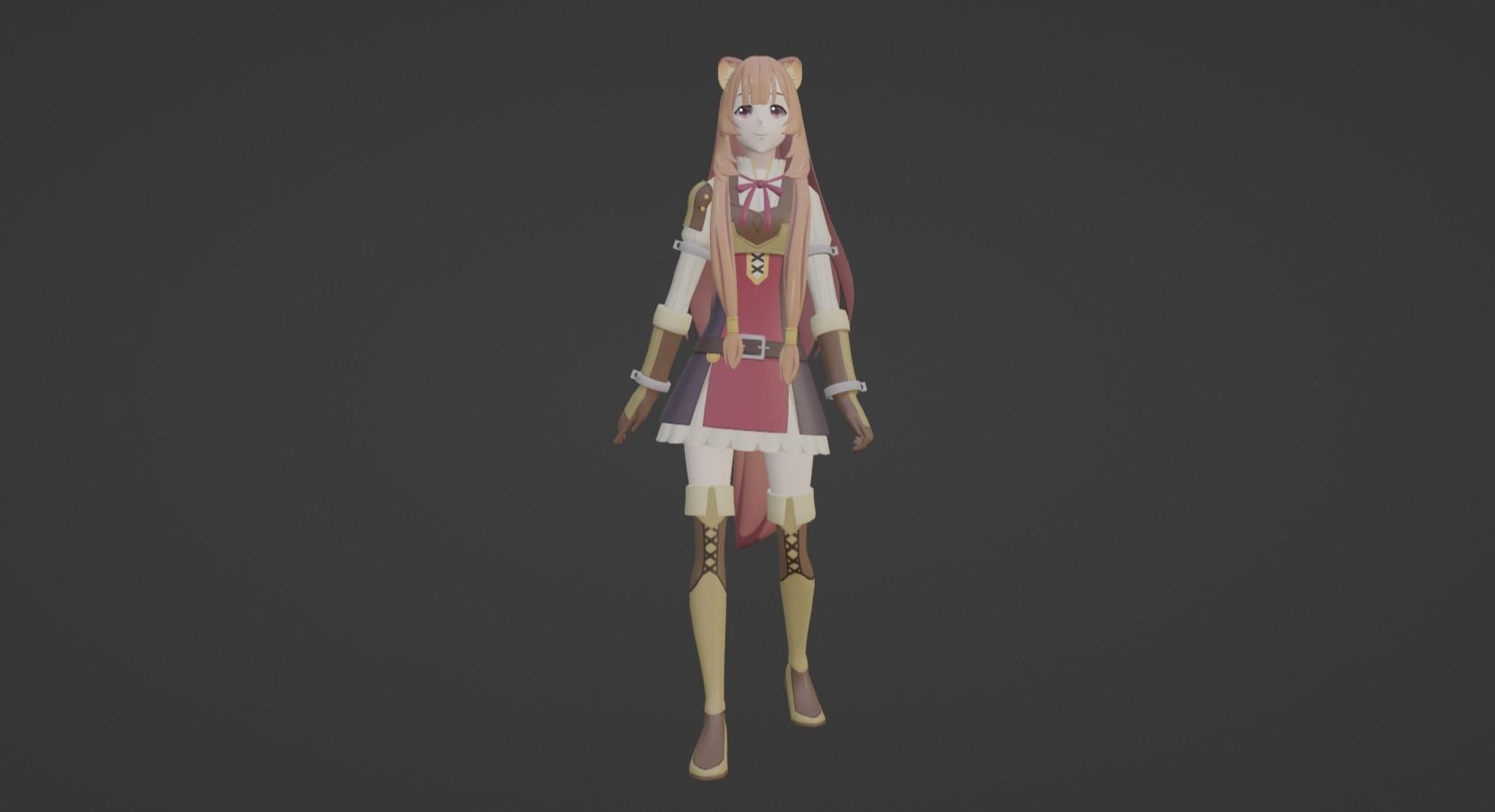 Anime Character - Raphtalia 3D model | CGTrader