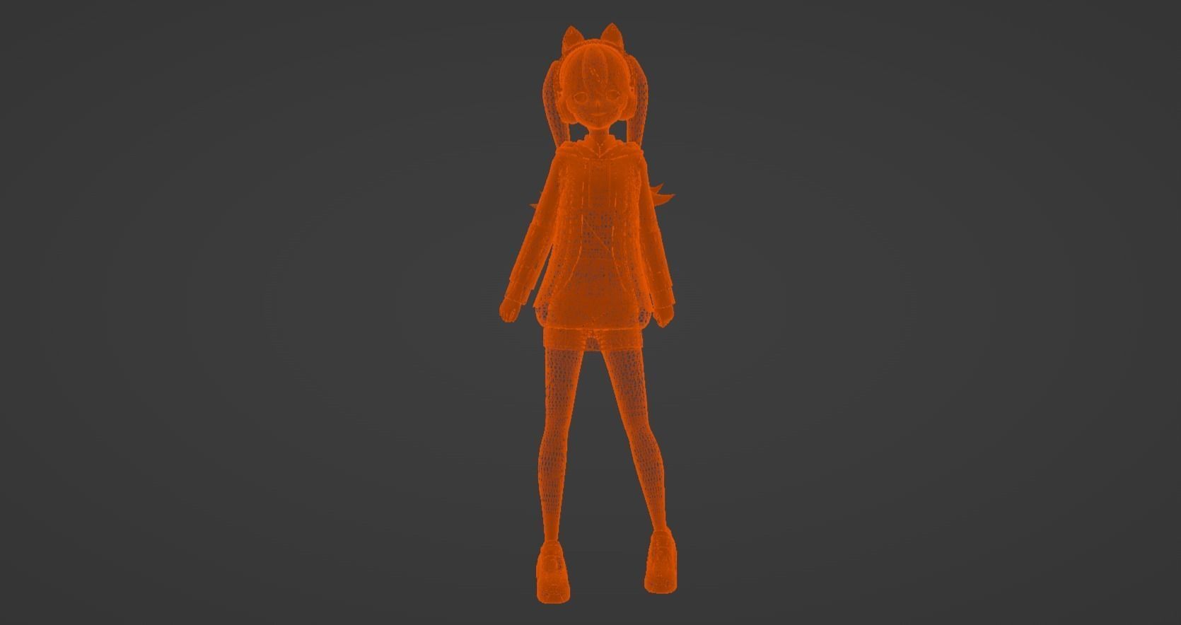 Anime Character - RF Amelia Irving 3D model | CGTrader