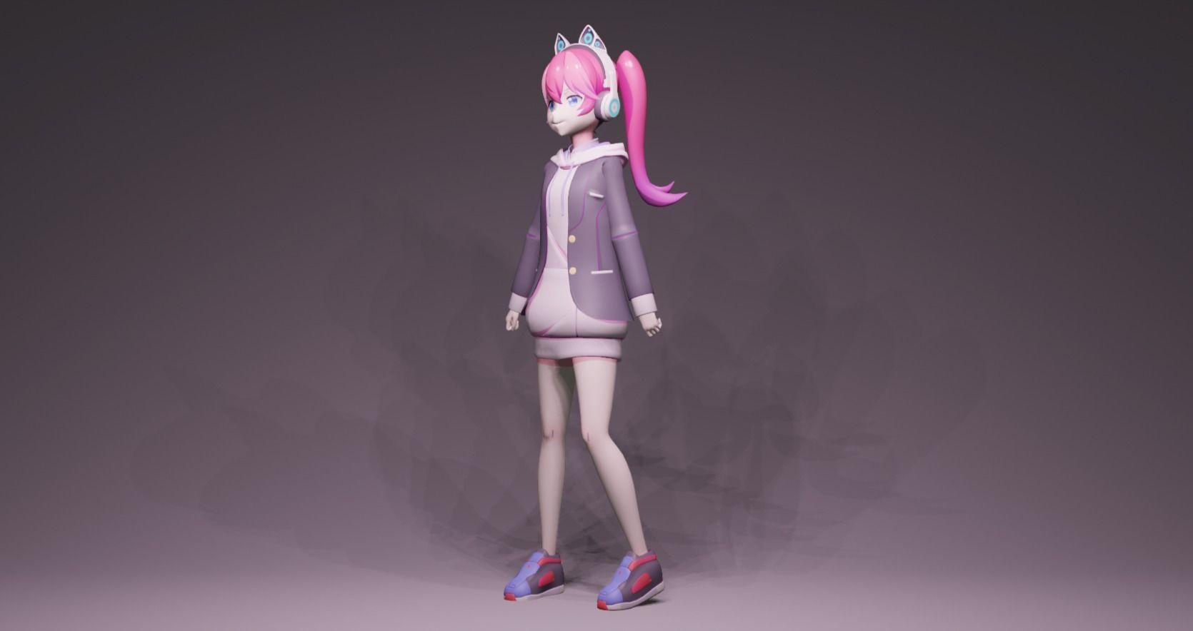 Anime Character - RF Amelia Irving 3D model | CGTrader