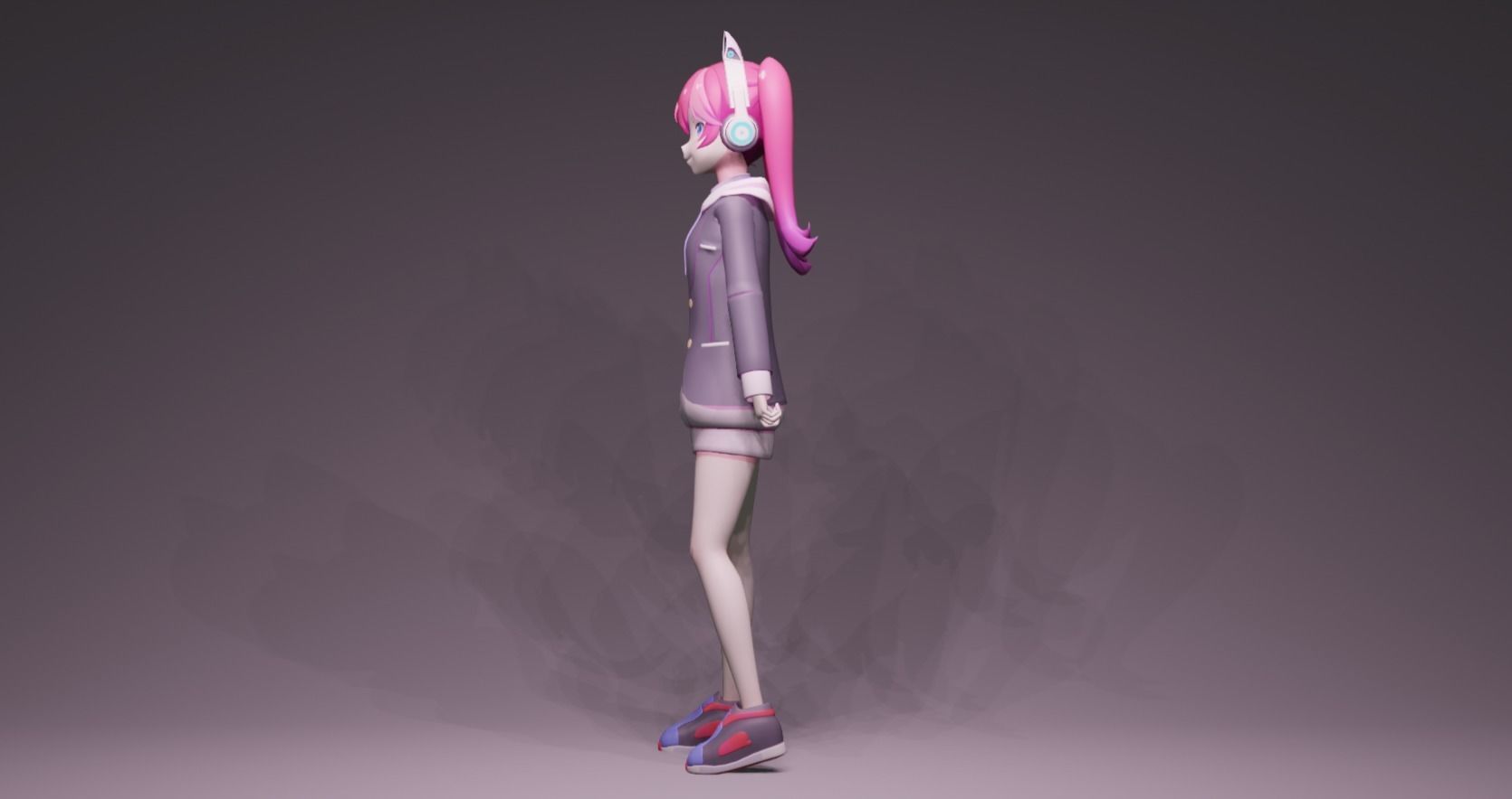 Anime Character - RF Amelia Irving 3D model | CGTrader