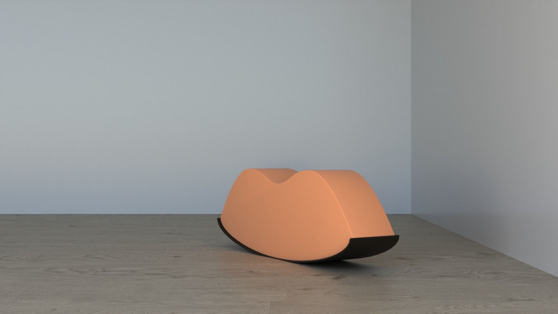 Modular Sofa Orange 3D model | CGTrader