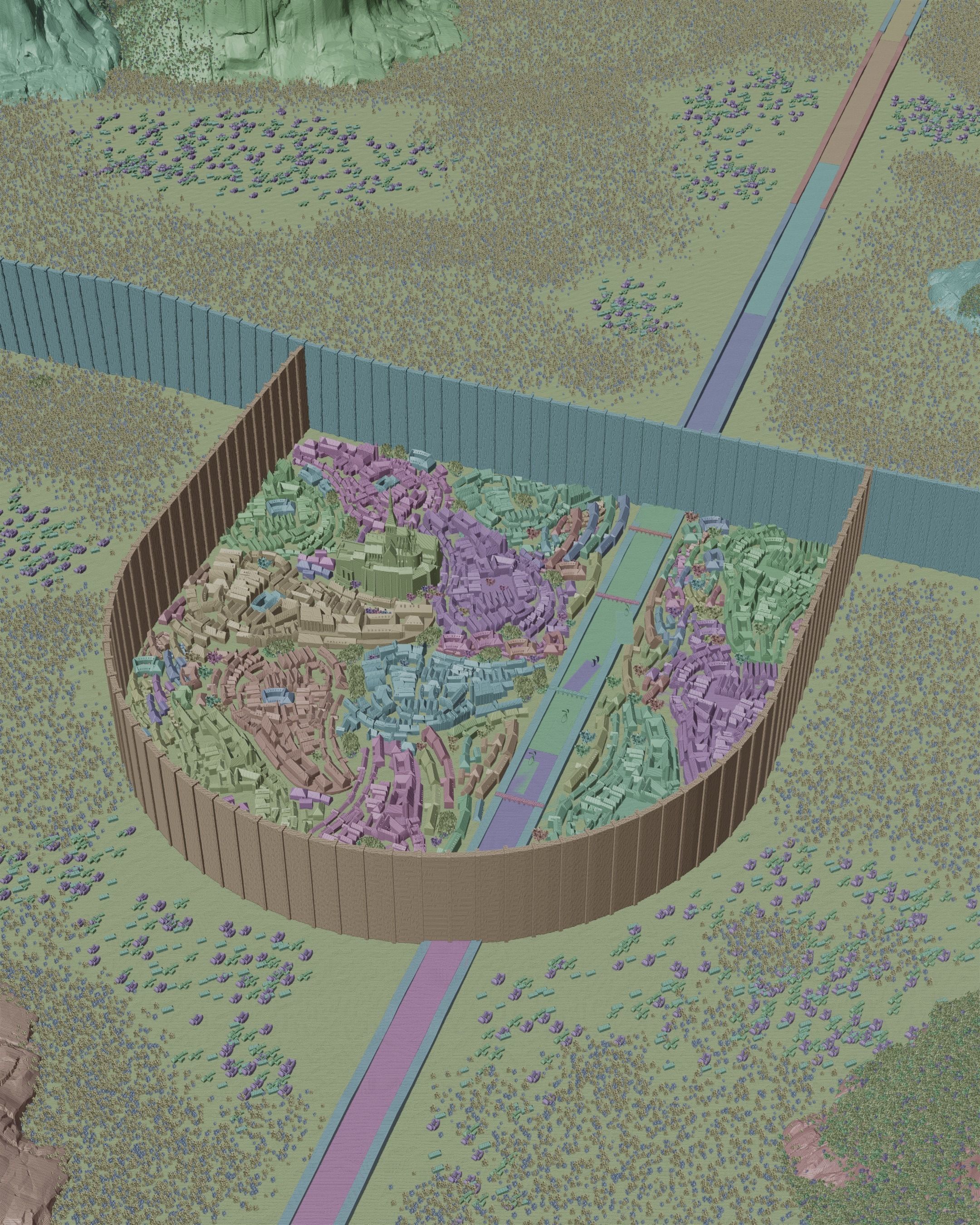 3D model Attack on Titan Shiganshina District VR / AR / low-poly | CGTrader