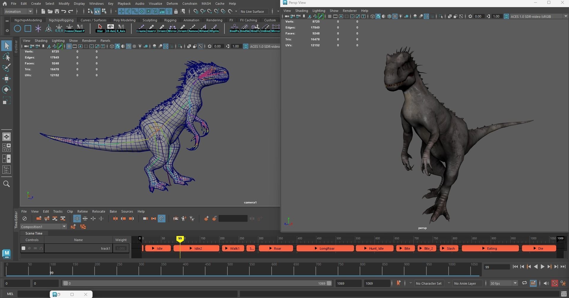 3D model Indominus Rex - Diabolus Rex VR / AR / low-poly | CGTrader