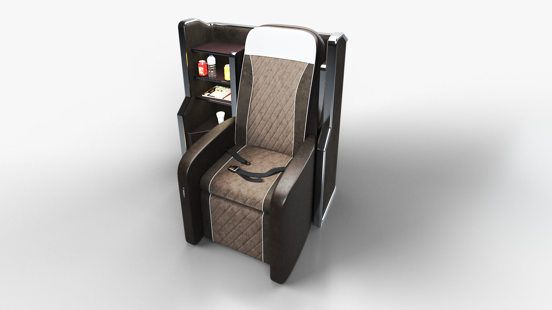 Passenger Seats All Classes - Economy - Business - First Class 3D Model ...