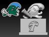 NCAA - TULANE GREEN WAVE FOOTBALL MASCOT STATUE - 3D PRINT 3D model 3D ...
