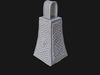Benin bronze bell 3d print 3D model 3D printable | CGTrader