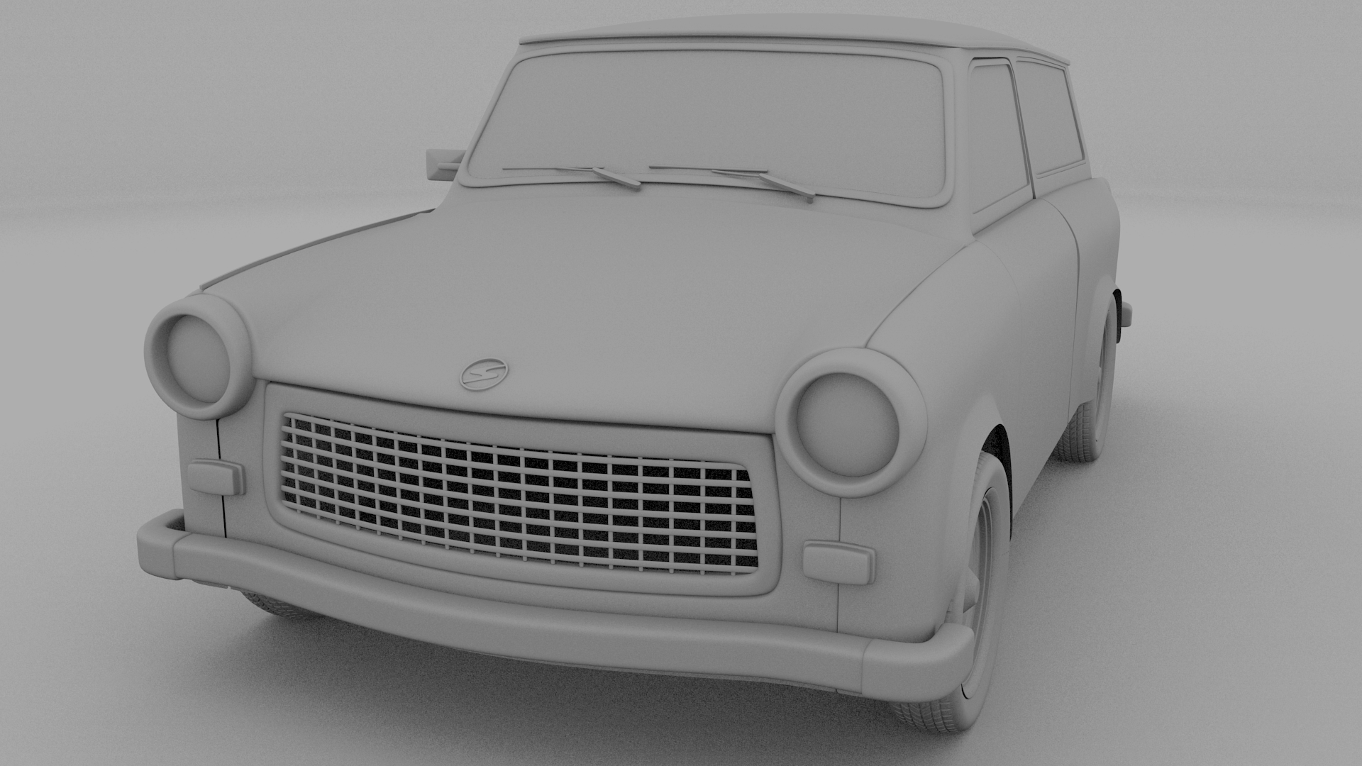 Trabant 601 estate saloon pack 3D model | CGTrader