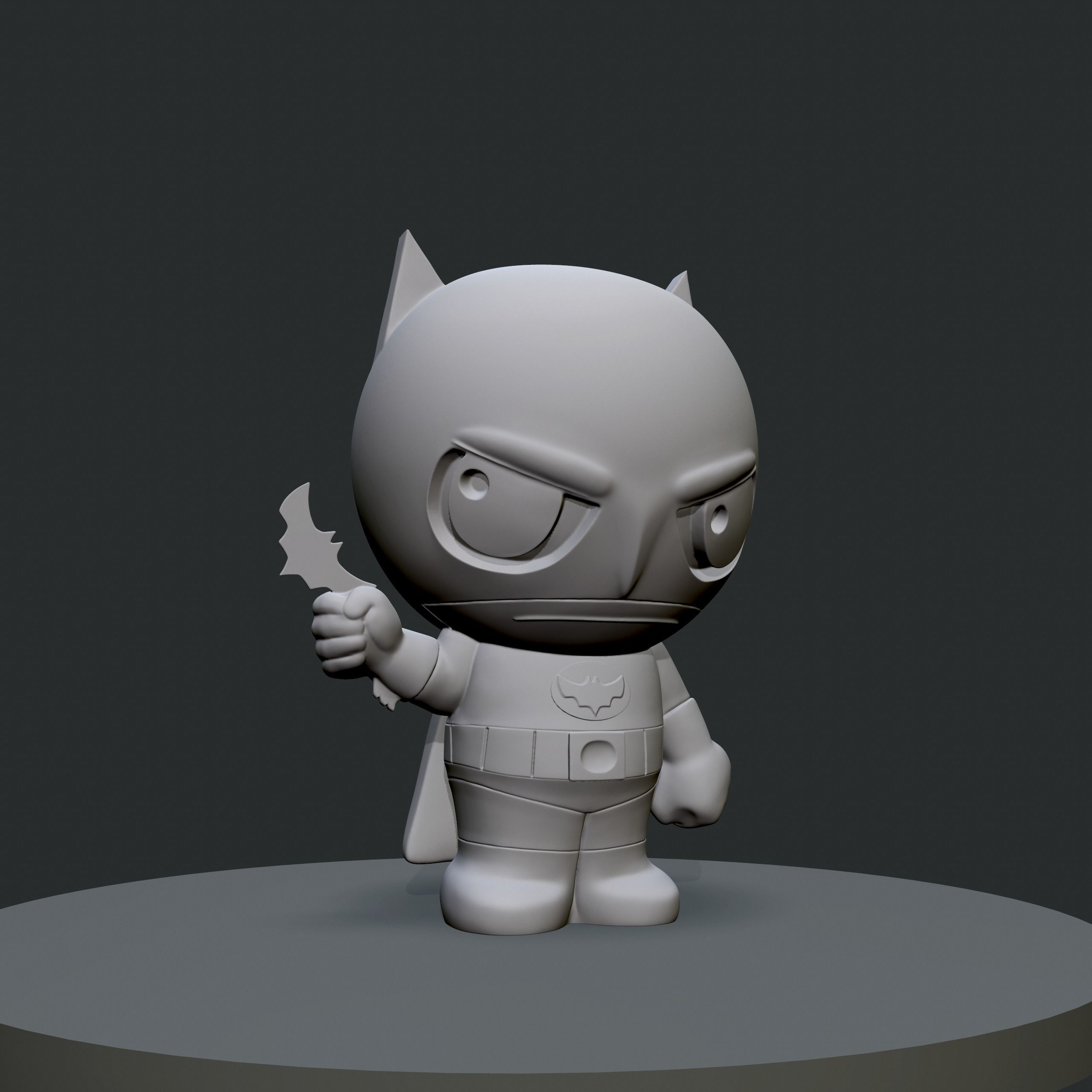Batman comics art 3D model 3D printable | CGTrader