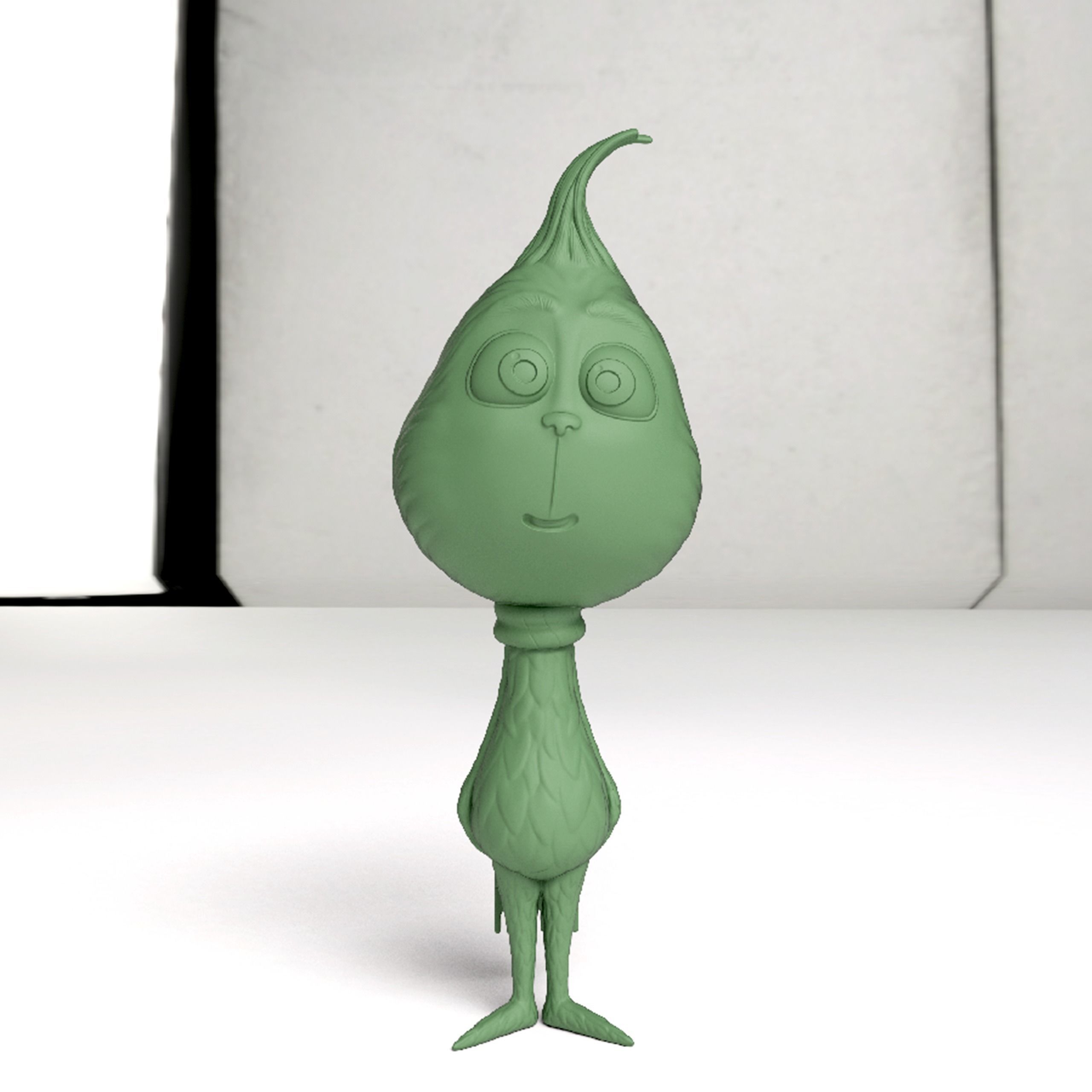 Little Grinch miniature 3D model 3D printable | CGTrader