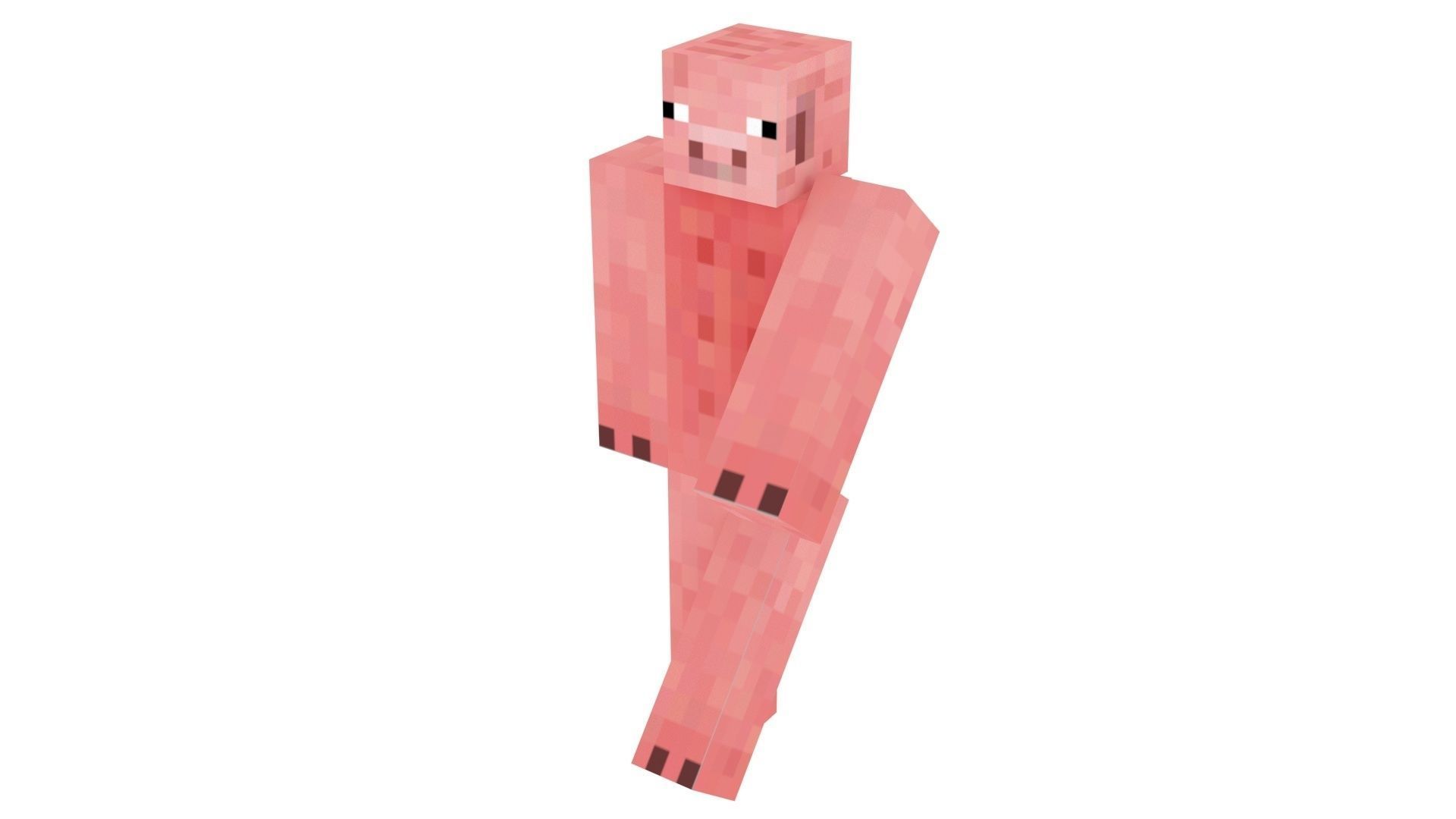 3D model Walking Minecraft Pigman VR / AR / low-poly | CGTrader