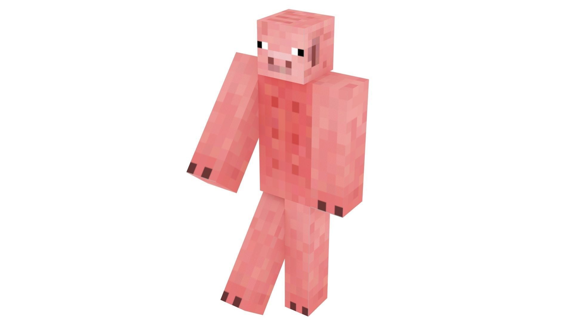 3D model Walking Minecraft Pigman VR / AR / low-poly | CGTrader
