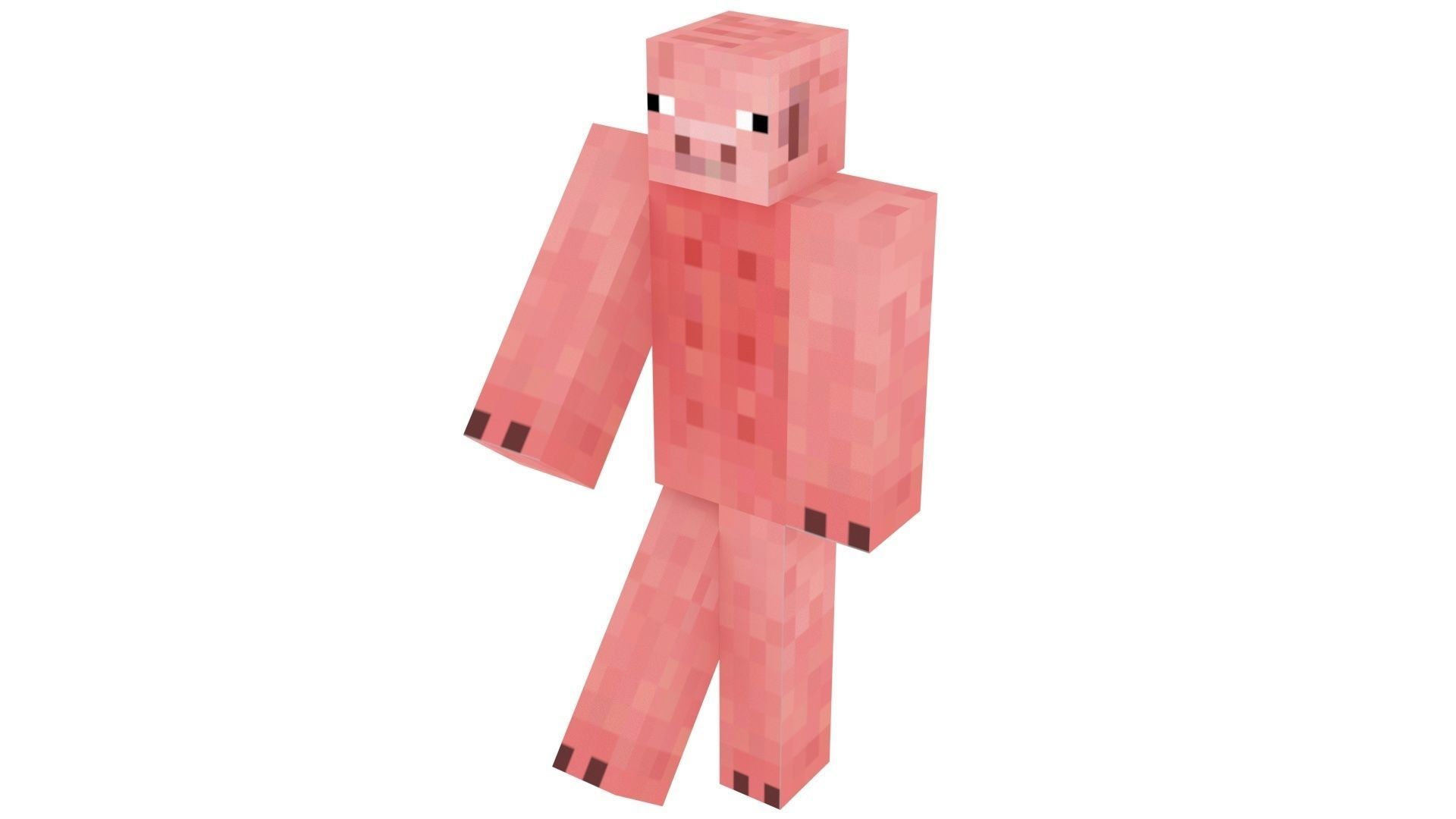 3D model Walking Minecraft Pigman VR / AR / low-poly | CGTrader