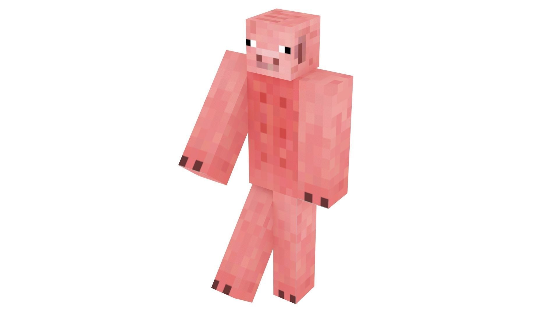 3D model Walking Minecraft Pigman VR / AR / low-poly | CGTrader