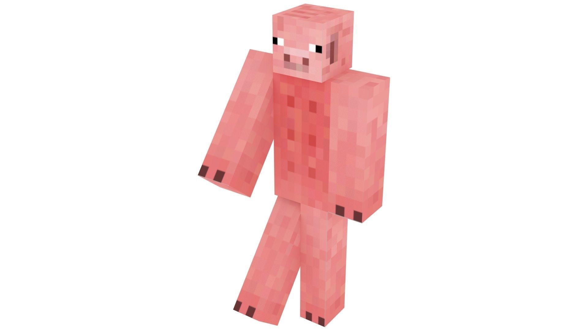 3D model Walking Minecraft Pigman VR / AR / low-poly | CGTrader