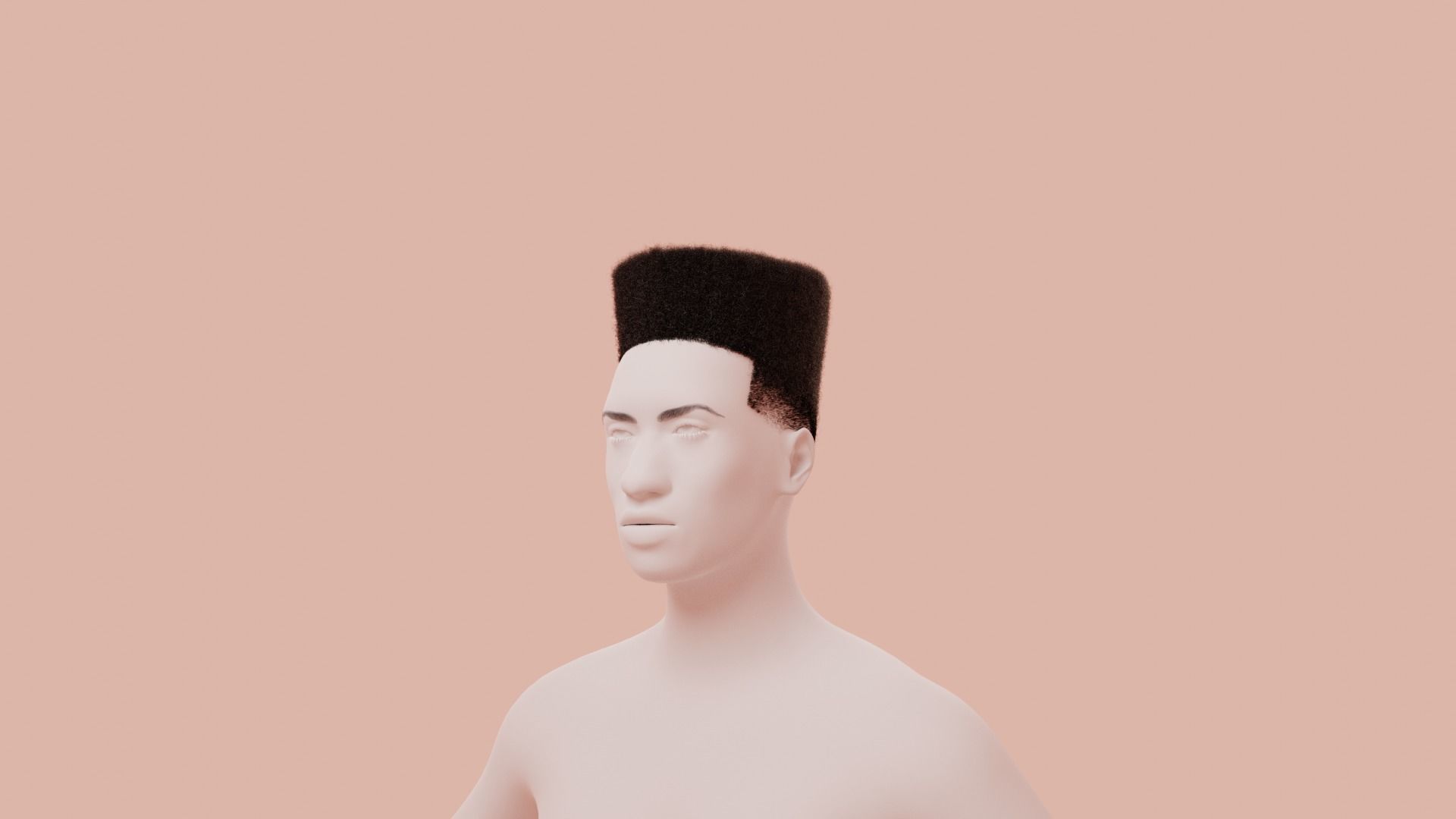 Retro Flat Top 3D model | CGTrader