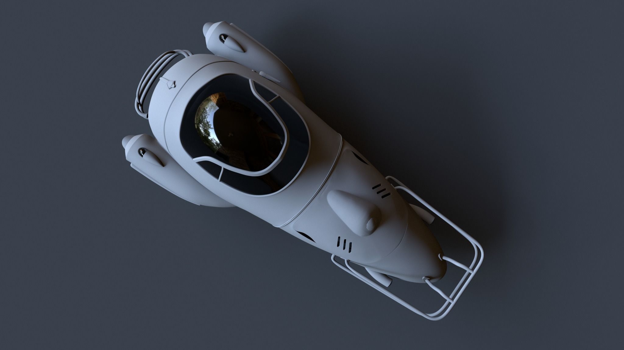 3D model Fusion flea - fallout 4 car VR / AR / low-poly | CGTrader