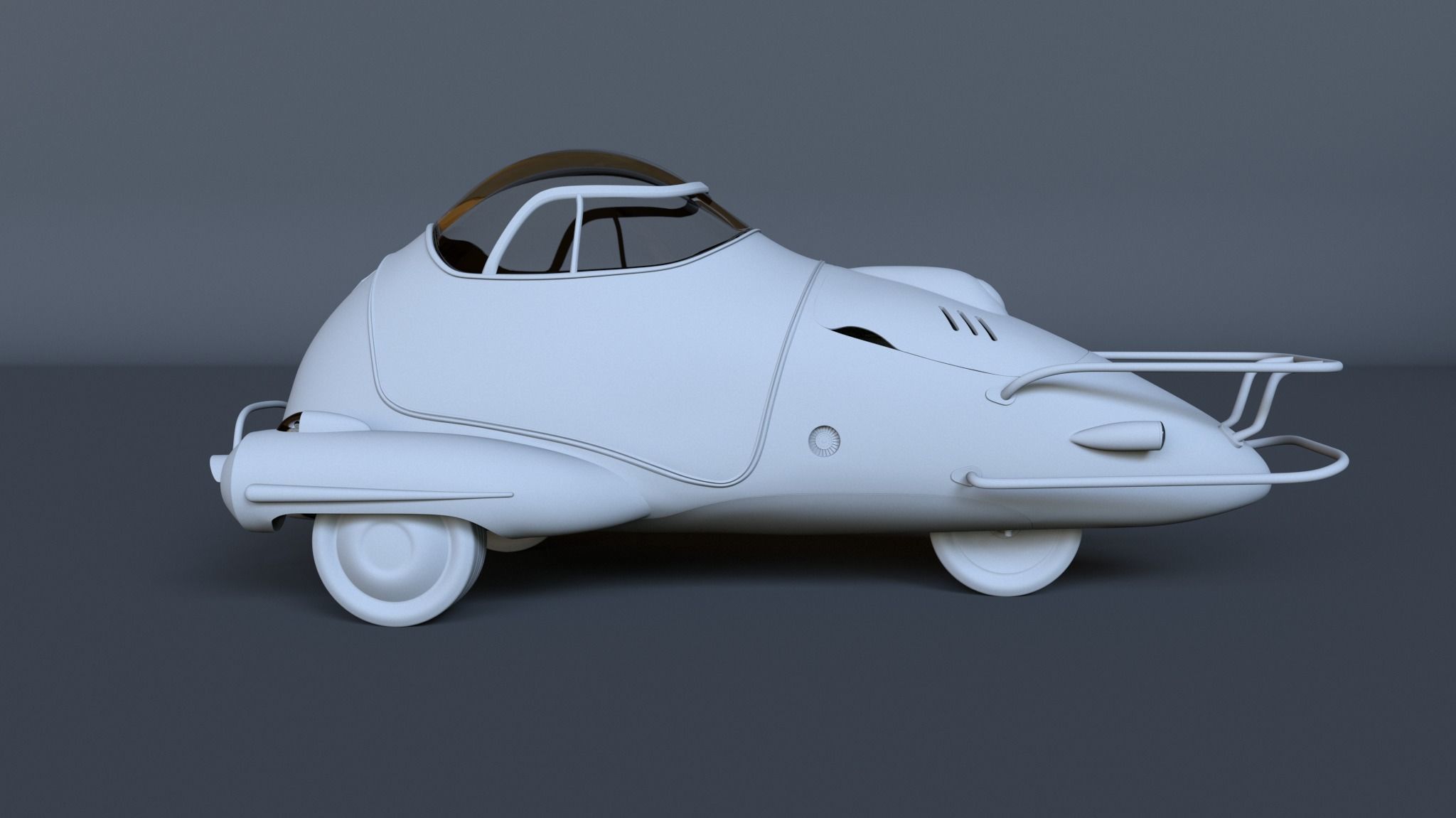 3D model Fusion flea - fallout 4 car VR / AR / low-poly | CGTrader