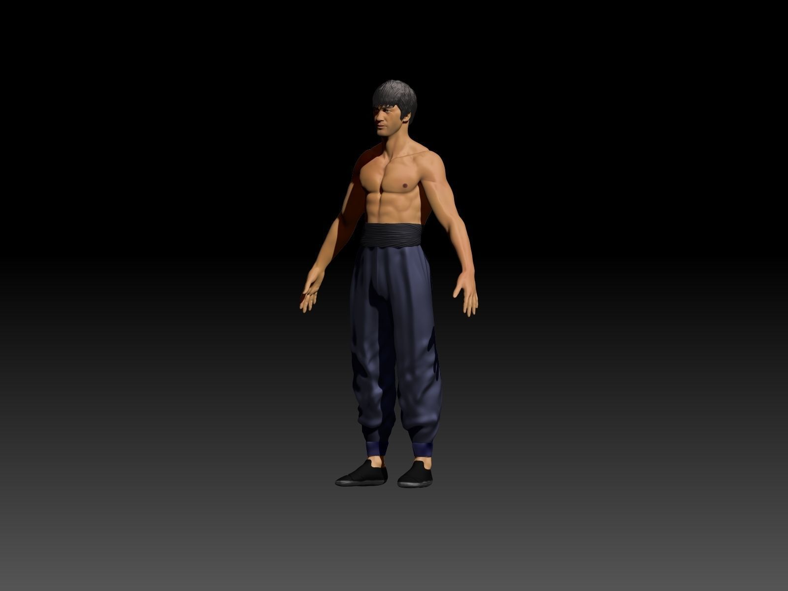 Bruce Lee FANART 3D model 3D printable | CGTrader