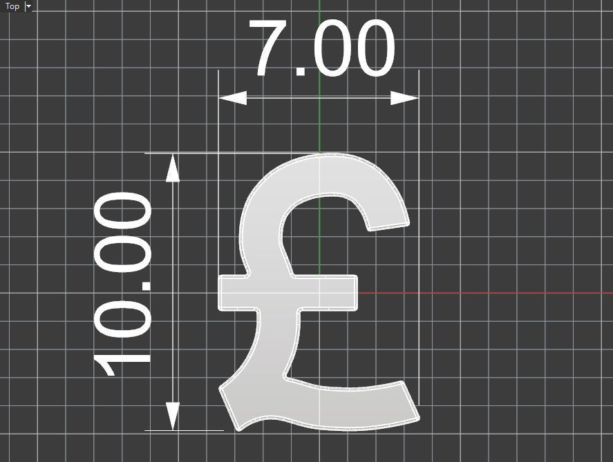 Pound sign stud earring blank 3D model 3D printable | CGTrader