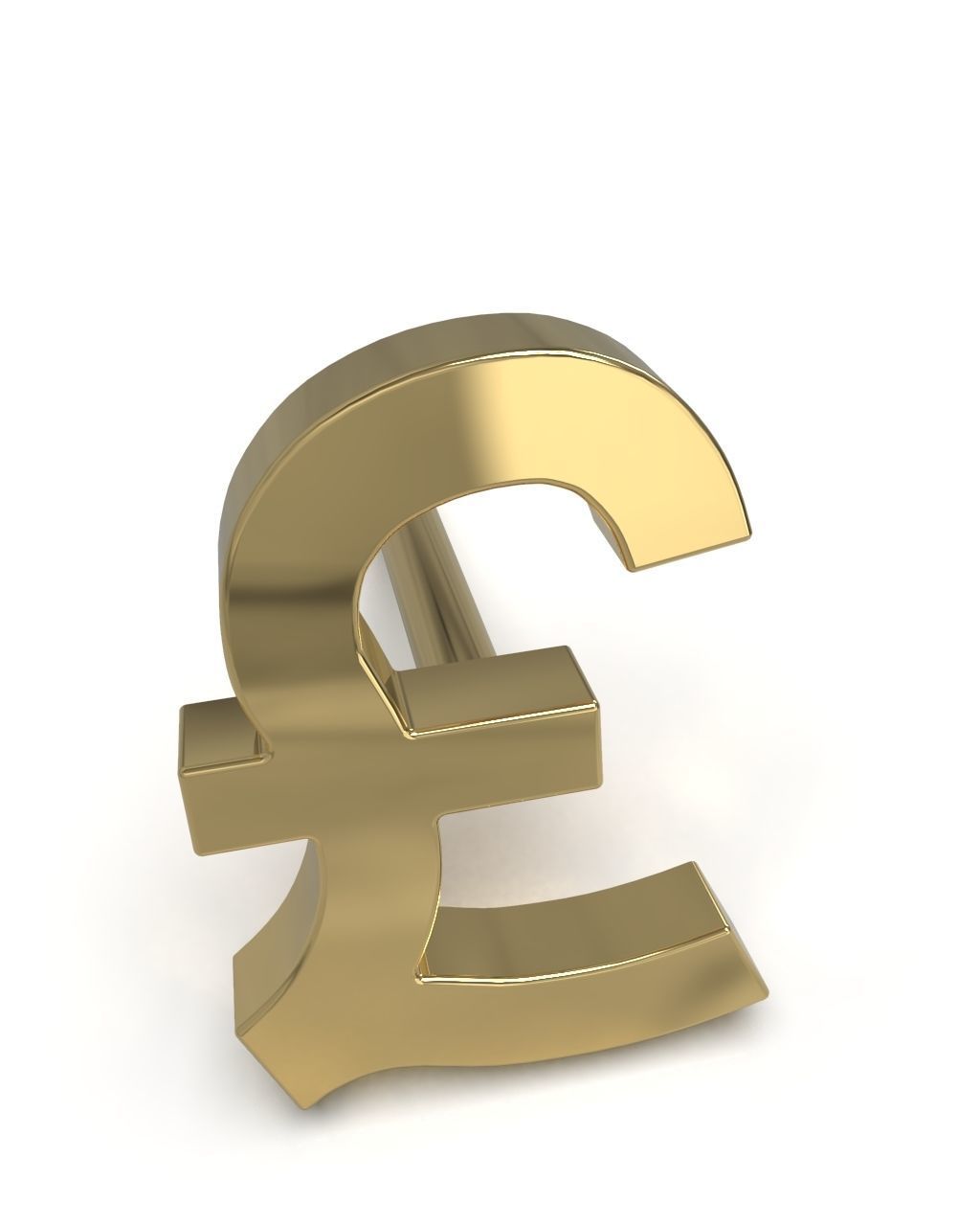 Pound sign stud earring blank 3D model 3D printable | CGTrader