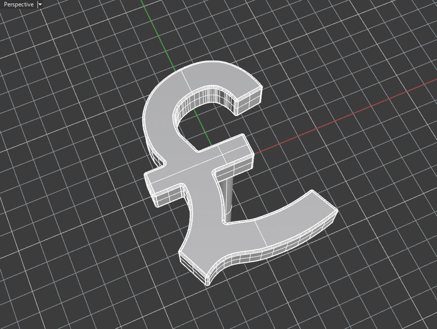 Pound sign stud earring blank 3D model 3D printable | CGTrader