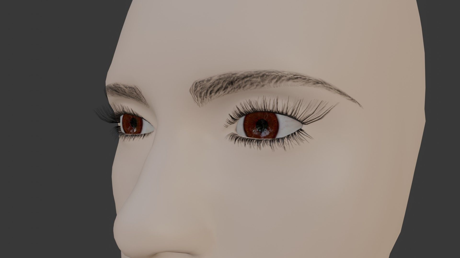 3D model Eyelash Asset VR / AR / low-poly | CGTrader