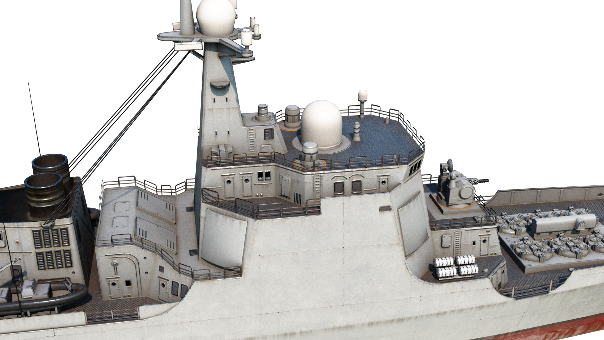 3D model Type052C Chinese Navy Type 052C Destroyer PLAN LvyangII class ...