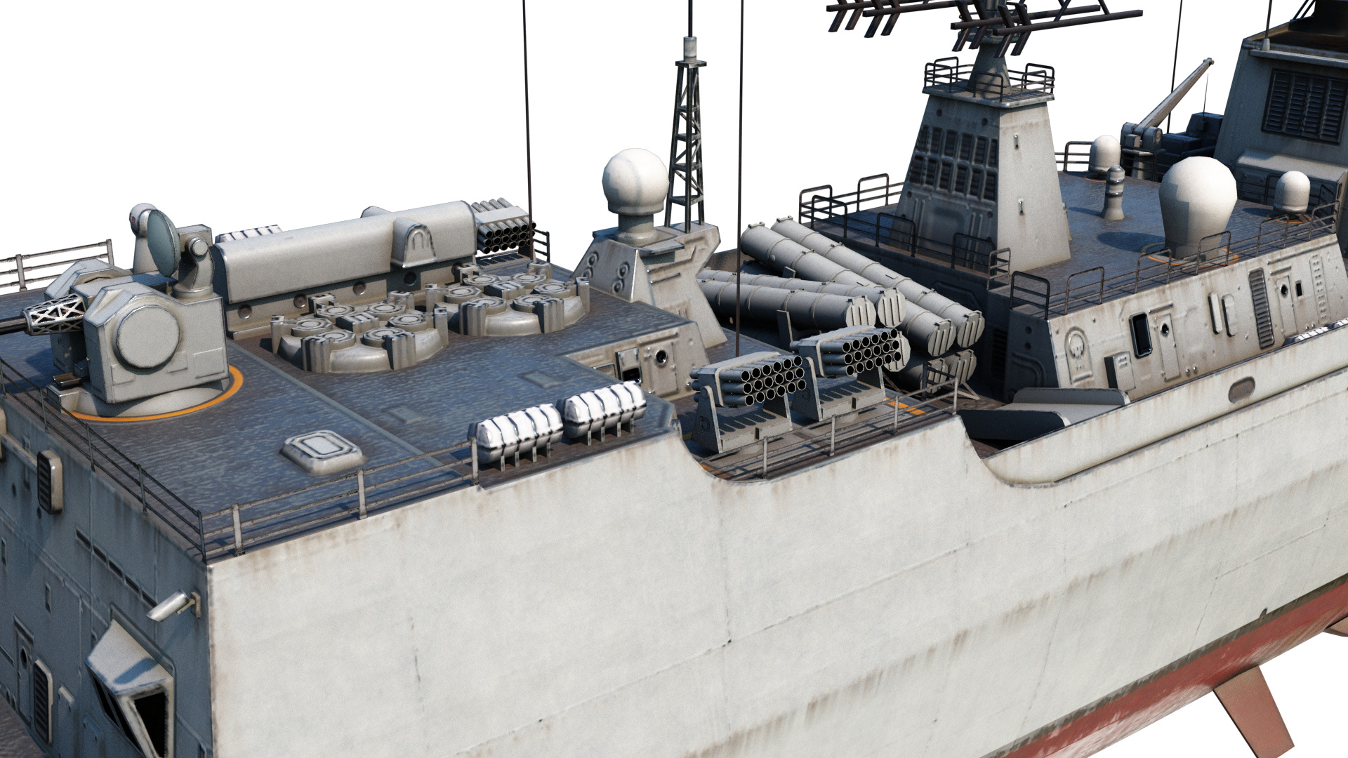 3D model Type052C Chinese Navy Type 052C Destroyer PLAN LvyangII class ...